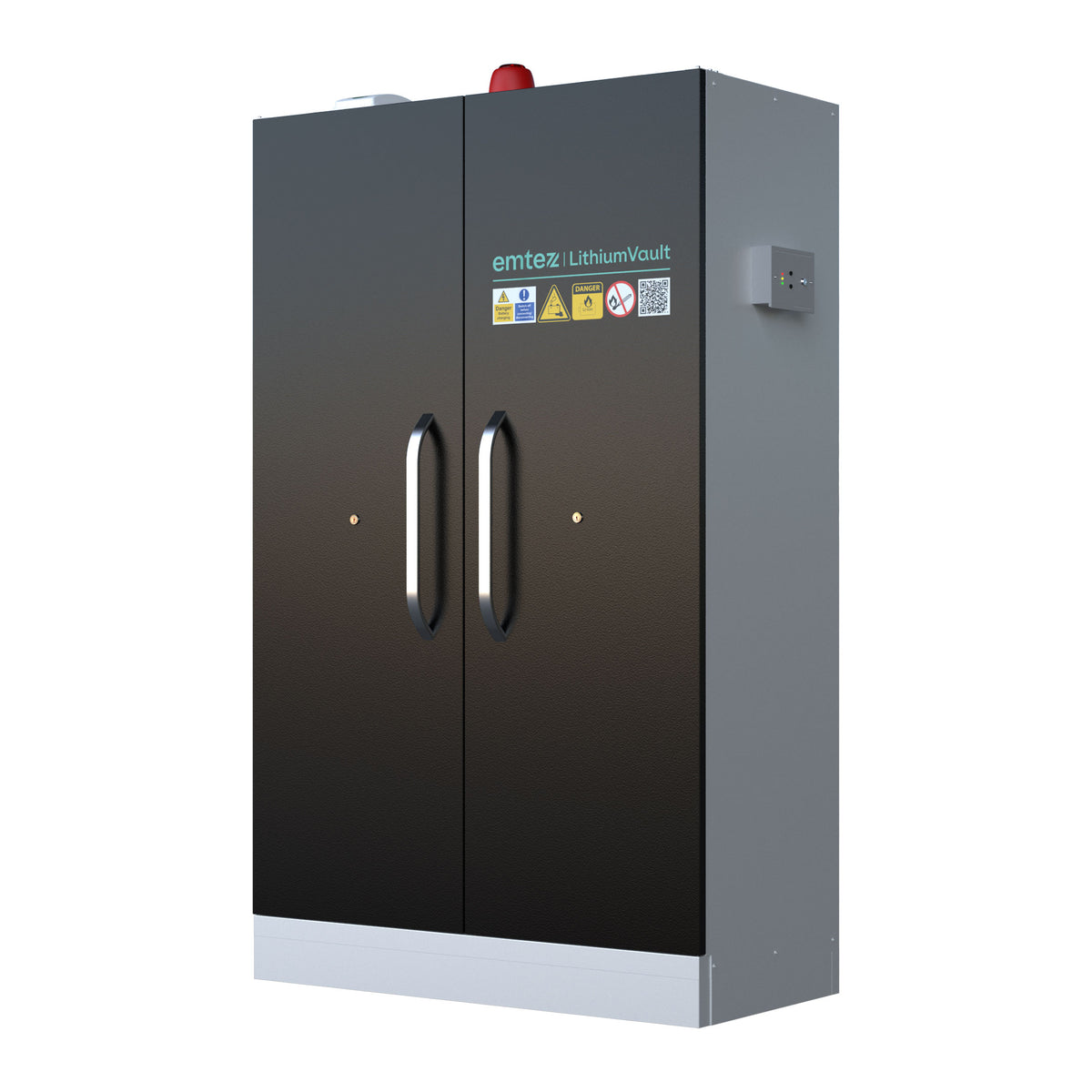 LithiumVault FirePro® Three-Phase Cabinet with Control Panel & Chargin ...