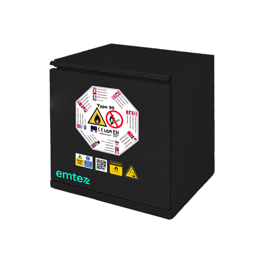 LithiumVault Cabinet with Charging | 1 Door | Short - CH-L6PGK – Emtez