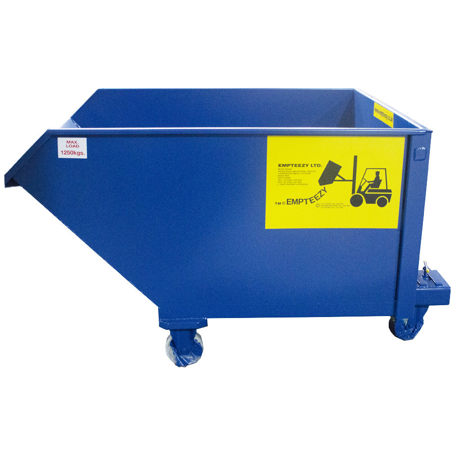 Auto Tipping Skip (1.1m³ on Castors) – Emtez