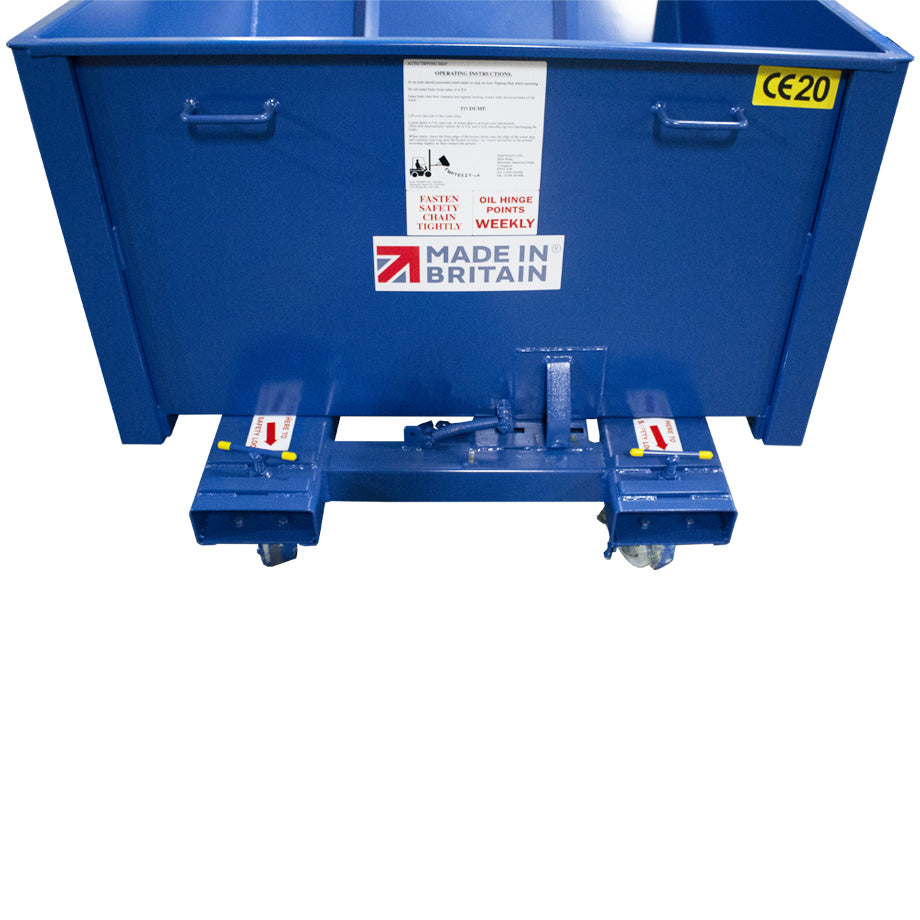 Auto Tipping Skip (1.1m³ on Castors) – Emtez