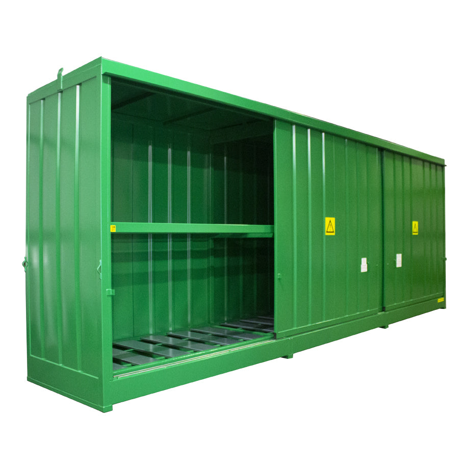 Drum / IBC Bunded Store (To Hold 48 Drums or 12 IBC) – Emtez