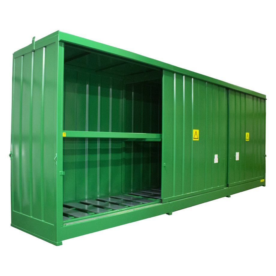 Drum / IBC Bunded Store (To Hold 48 Drums or 12 IBC) – Emtez