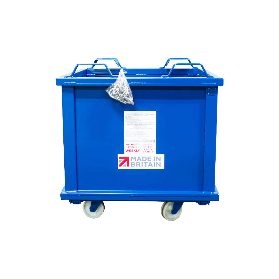 Auto Dumping Container (0.7m³ on Castors) – Emtez